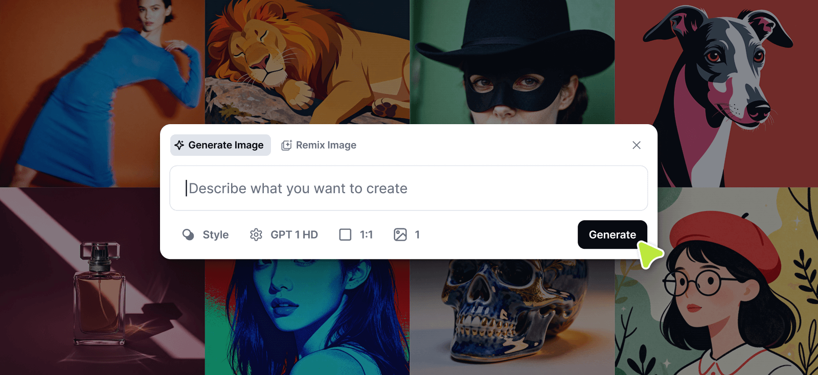 Introducing AI on-Canvas Input & Remix Image - Kittl Blog
