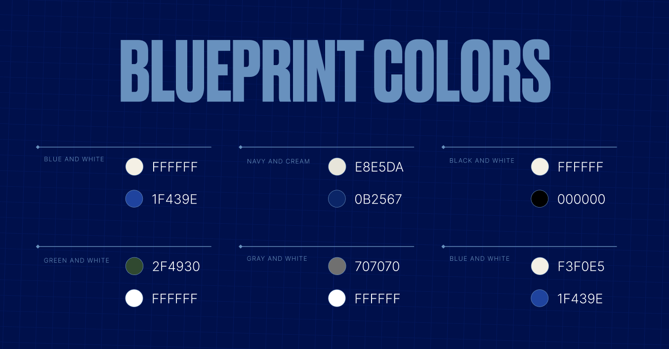 Blueprint graphic design: The utilitarian aesthetic returns in 2026 ...